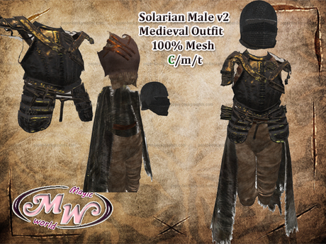 Second Life Marketplace - Solarian Male Medieval Outfit V2