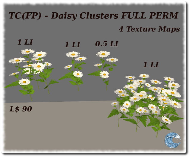 Second Life Marketplace - Daisy Clusters FULL PERM