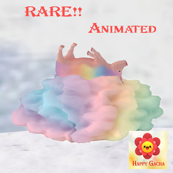 Second Life Marketplace - MOoH! Rainbow cloud pig wiggly 3LI (Animated ...