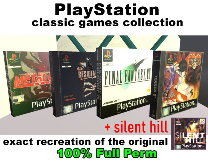 Second Life Marketplace - Games collection (5 Classics) PlayStation