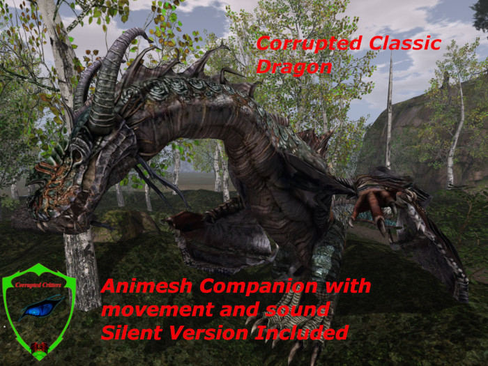 Second Life Marketplace - Corrupted Classic Dragon
