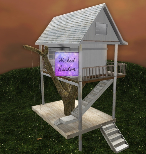 Second Life Marketplace - 1.*Cherry House*-Small tree house-Tree house-RARE