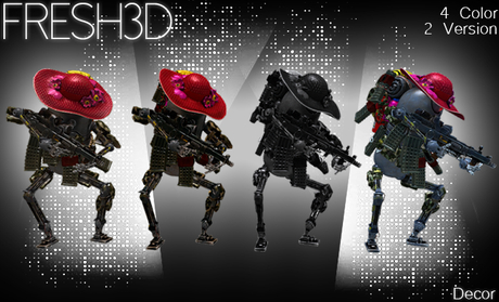 Second Life Marketplace - FRESH3D Fully Equipped Robot