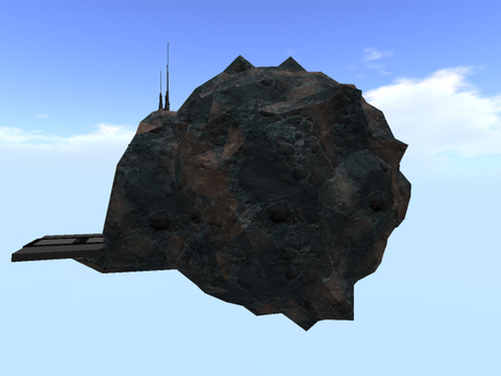 Second Life Marketplace - Asteroid House (2 rezzers)