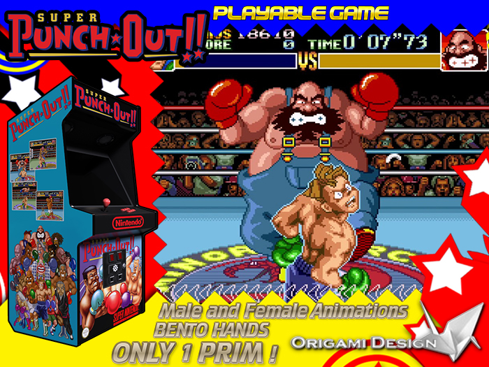 Second Life Marketplace - Arcade Super Punch-Out!! (UPDATE 2021)