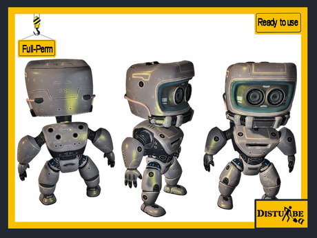 Second Life Marketplace - ::DisturbeD:: Robot Kids - Homie - FULL PERM MESH