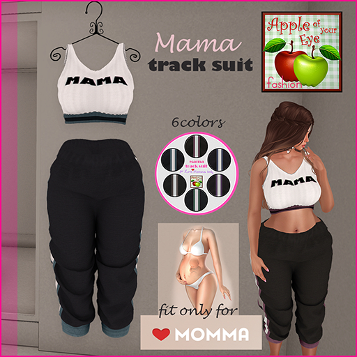 Second Life Marketplace - ::Appleofyoureye::Mama Track Suit_AvatarLove ...