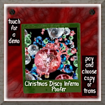 Second Life Marketplace - Christmas Disco Inferno Poofer