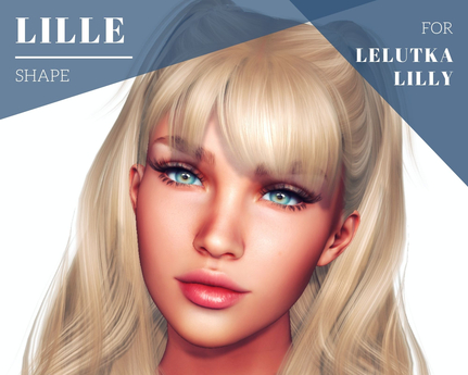 Second Life Marketplace - ::ATP:: LILLE : Shape For Lelutka Evolution ...