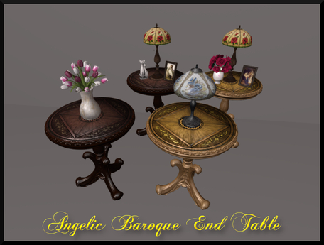 Second Life Marketplace - Angelic Baroque End Table