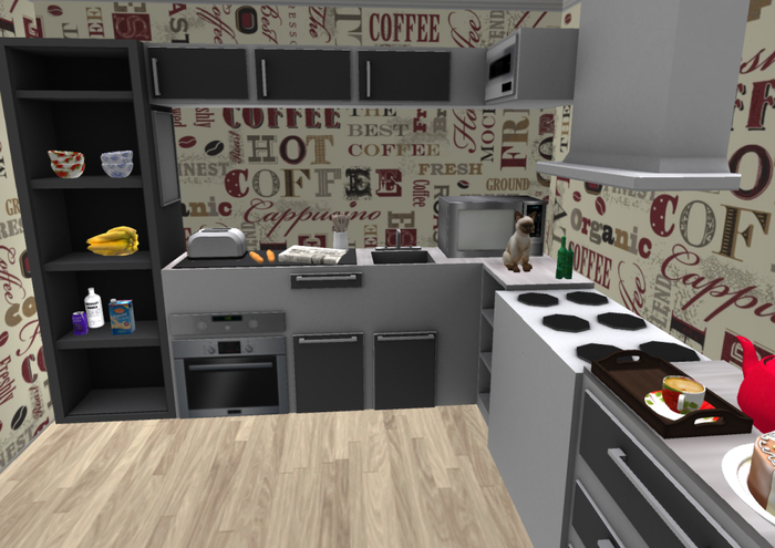 Second Life Marketplace - Mirella's Boutique decorated kitchen