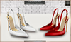 Second Life Marketplace - SAS - Roar White-Black & Red-Gold Shoes (MB)