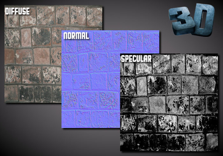 Second Life Marketplace - JU Dirty Stone Wall 004-B 3D Textures Full Perm