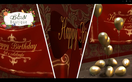 Second Life Marketplace - B&N Happy Birthday or Rezday Exclusive Set