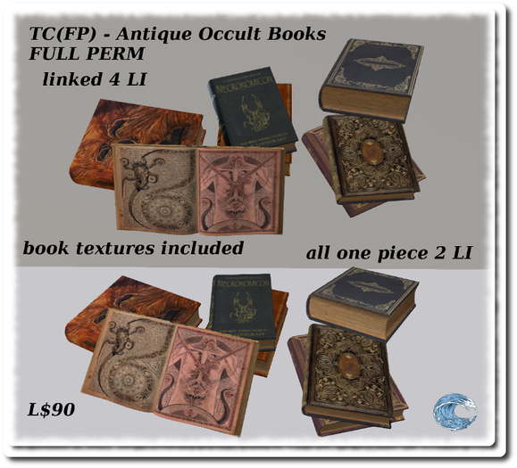 Second Life Marketplace - Antique Occult Books FULL PERM