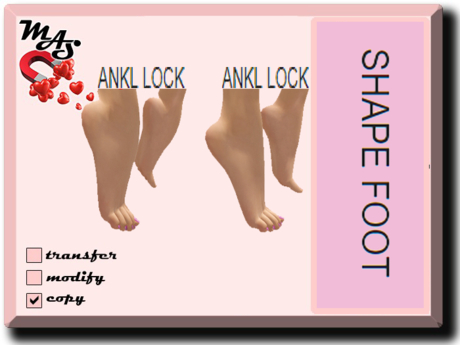Second Life Marketplace - SHAPE AND RIGHT FEET