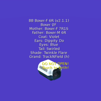 Second Life Marketplace - BB Boxer Female - 6 Rare Traits
