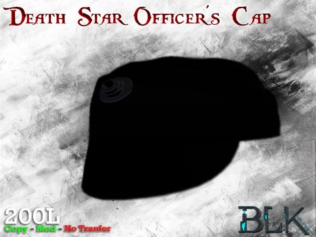 Second Life Marketplace - .:BLK:. Death Star Officer's Cap