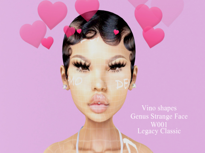Second Life Marketplace - Genus Strange Face W001 Legacy Body "VINO SHAPE