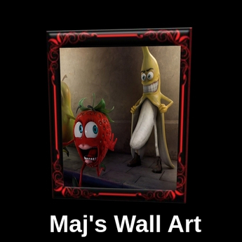 Second Life Marketplace - Run Like Hell Wall Art