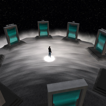Second Life Marketplace - Easy Teleport Room (Space) (Teleport Skybox ...