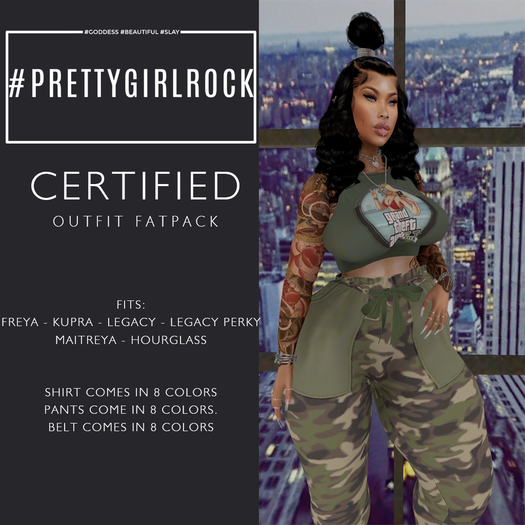 Second Life Marketplace Pgr Certified Outfit Fatpack