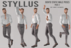 Second Life Marketplace - STYLLUS - Bento Static Male Poses - Pack 2