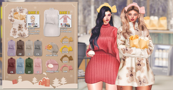 Second Life Marketplace - ::{u.f.o}::HOHO winter look - hottuk