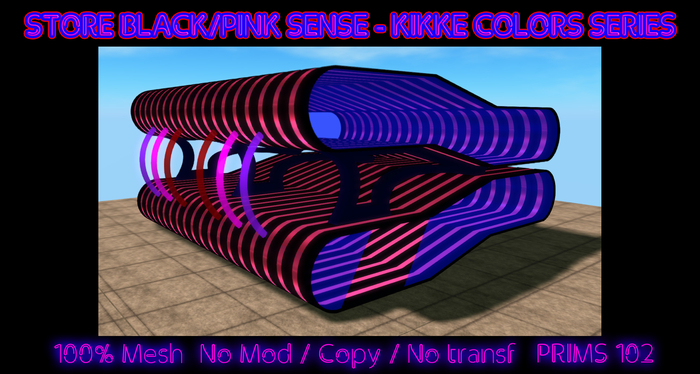 Second Life Marketplace - Balck Pink Sense - Second Floor PACK