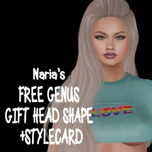 Second Life Marketplace - FREE SHAPE - GENUS GIFT HEAD SHAPE LIGHT Naria