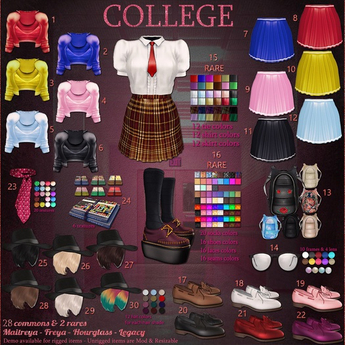 Second Life Marketplace - Baiastice_College Set-Skirt-Sky-Maitreya- 12
