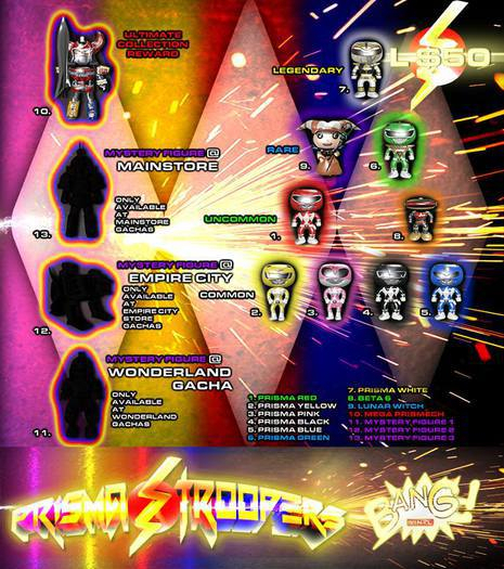 Second Life Marketplace - Bang! Figures : Prisma Trooper #5 - Prisma Blue