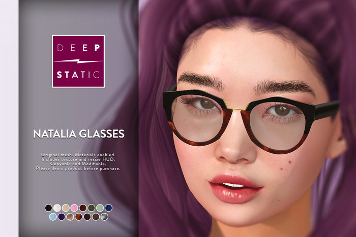 Second Life Marketplace - :: DS :: Natalia Glasses