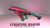 Second Life Marketplace - HEXAGON cyber rifle - red