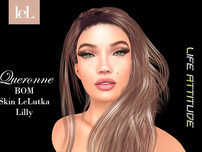 Second Life Marketplace - QUERONNE -BOM SKIN FOR LELUTKA LILLY -wear