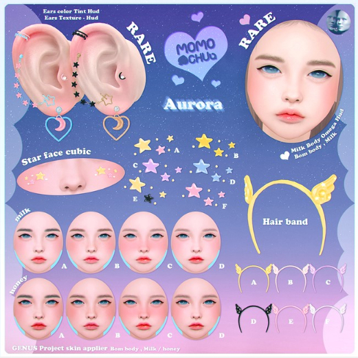 Second Life Marketplace - :: MOMOCHUU :: GENUS Project skin applier ...