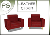 Second Life Marketplace - Leather Chair-PG-Red
