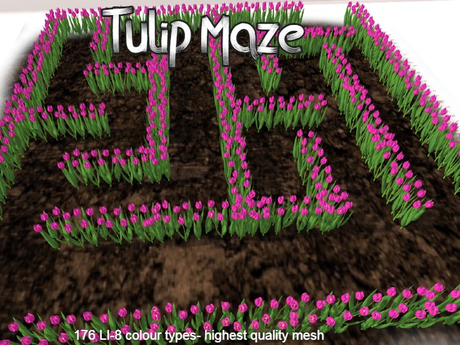 Second Life Marketplace - G&D Tulip Maze DEMO Free Sample