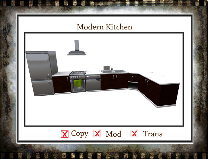 Second Life Marketplace - Modern Kitchen (Boxed) *KC DESIGNS*
