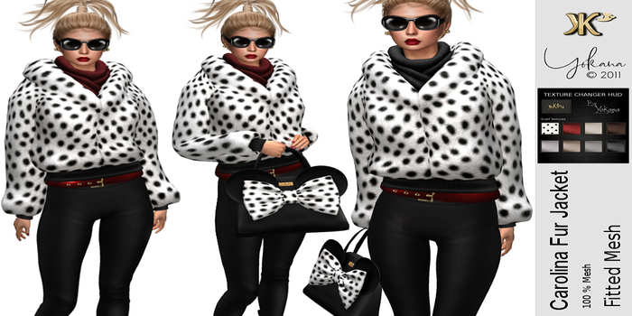 Second Life Marketplace - YK - Carolina Fur Jacket