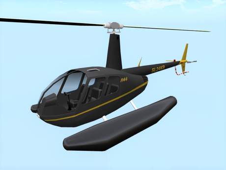 Second Life Marketplace - MM R44 Clipper (Black + Gold Paintjob)