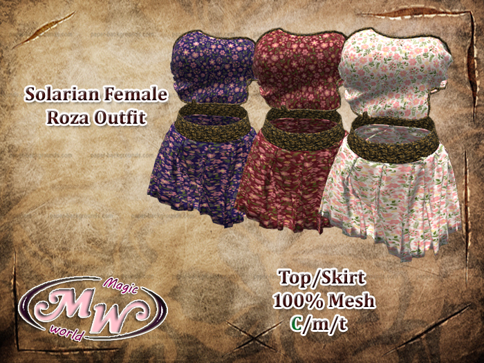 Second Life Marketplace - Solarian Female Roza outfit