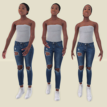 Second Life Marketplace - H.O.W Mesh Triplets, Full Perm, Person ...