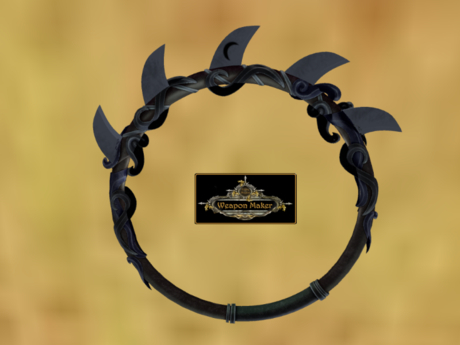Second Life Marketplace - Flying Moon Chakram {Unity Maxim}