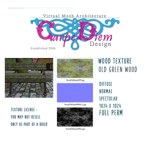 Second Life Marketplace - CDD@TEXtures-Old Wood - Full Perm