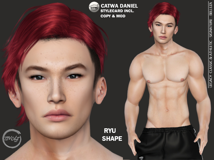 Second Life Marketplace - -Tivoli Inc - Catwa Daniel Shape RYU daniel ...