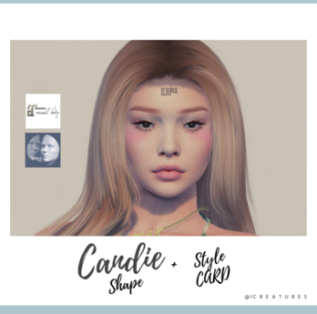 Second Life Marketplace - CANDIE SHAPE (Baby Face + Lara) - IC R E A T ...