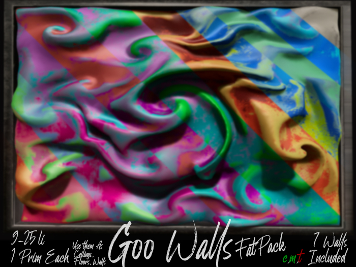 Second Life Marketplace - Goo Walls Fatpack - Strange Merchant