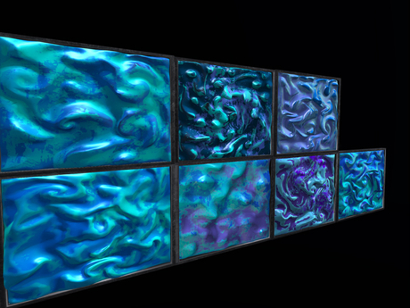 Second Life Marketplace - Strange Merchant - Goo Walls Blue