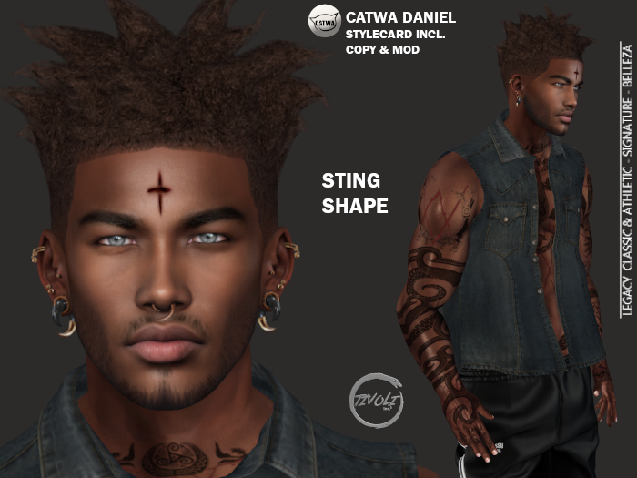 Second Life Marketplace - - Tivoli Inc - Sting shape for Catwa Daniel ...